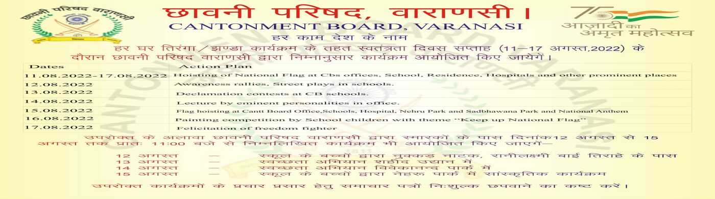 VARANASI CANTONMENT BOARD